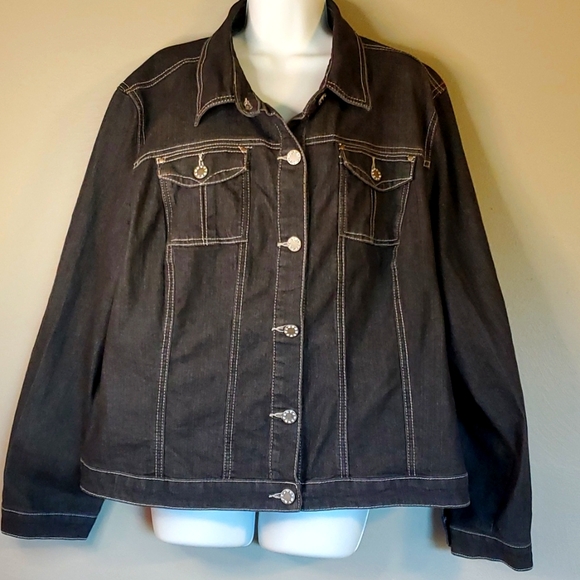 Baccini | Jackets & Coats | Baccini Womens 3x Denim Jacket | Poshmark
